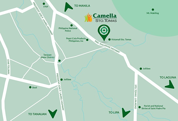 Lot for Sale in Santo Tomas, Batangas (Beside AllHome) | Camella Santo ...